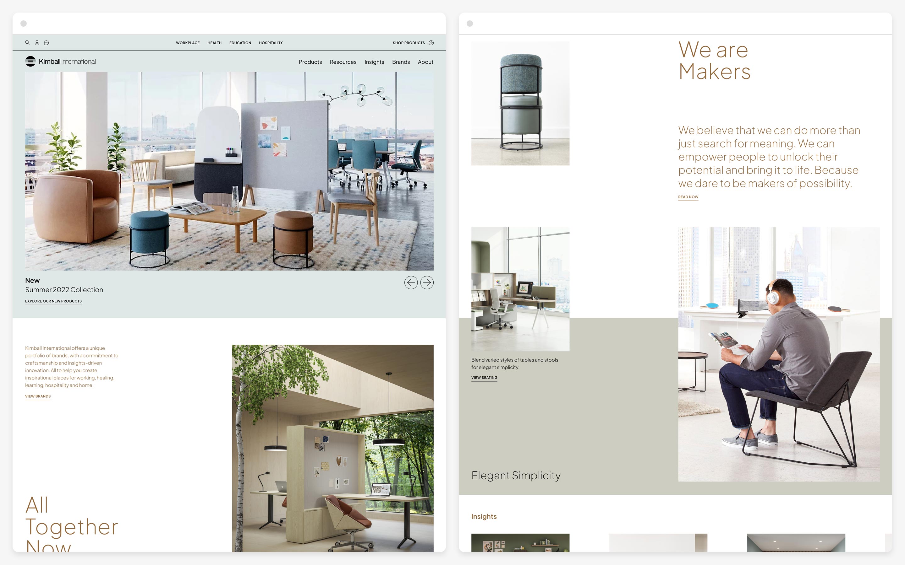 Kimball International Website - CONDUIT